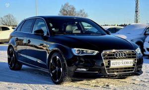 Black Audi A3 2015 in Taurage, with an engine capacity of 1.97 L and mileage of 271 thousand km for 9900 €, photo 3 on AUTOMOTO.COM.LV