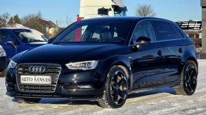 Black Audi A3 2015 in Taurage, with an engine capacity of 1.97 L and mileage of 271 thousand km for 9900 €, photo 4 on AUTOMOTO.COM.LV
