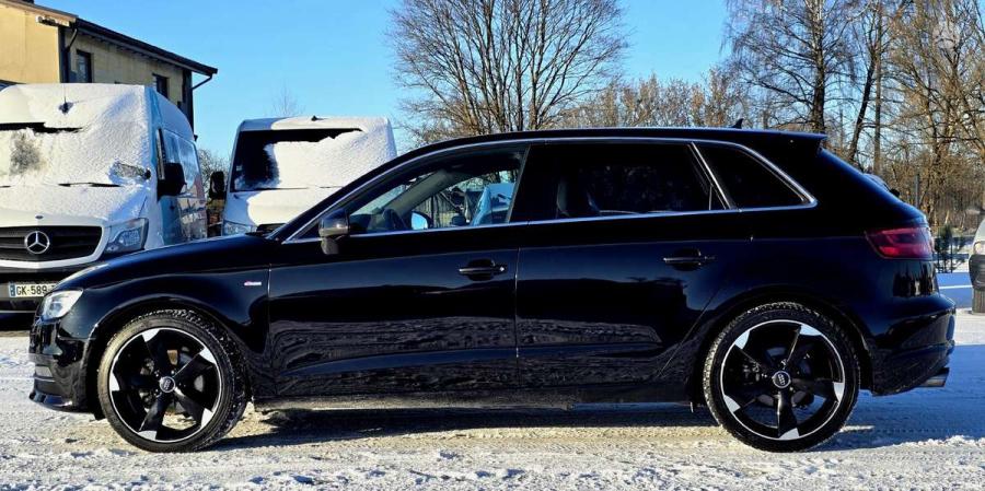 Black Audi A3 2015 in Taurage, with an engine capacity of 1.97 L and mileage of 271 thousand km for 9900 €, photo 5 on AUTOMOTO.COM.LV