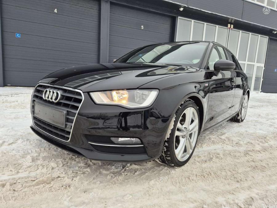 Melns Audi A3 2015 Kauņa, ar dzinēja tilpumu 1.40 L un nobraukumu 252 tūkst. km par 9250 €, foto 1 vietnē AUTOMOTO.COM.LV