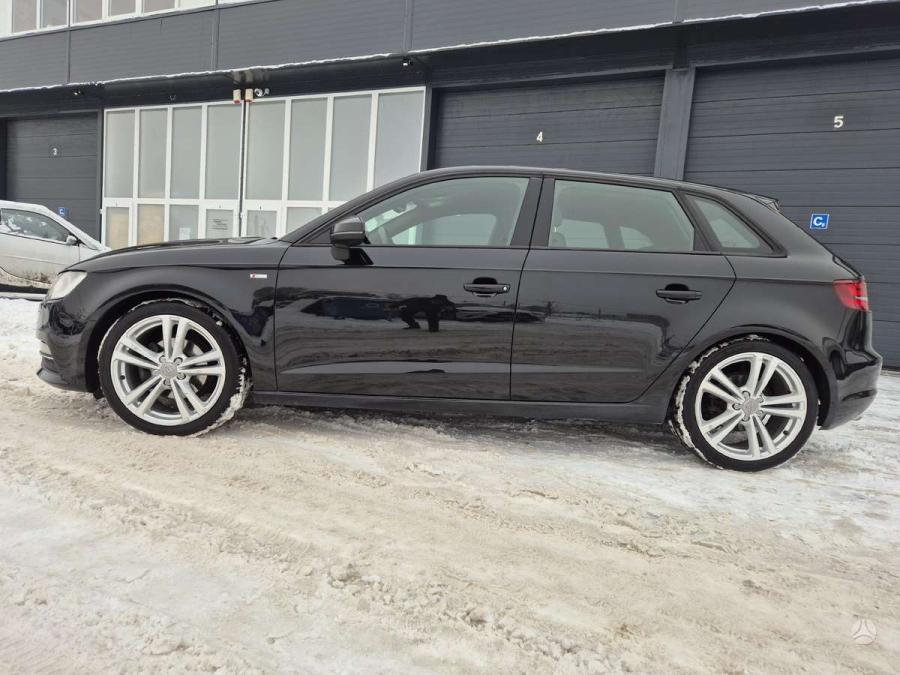 Melns Audi A3 2015 Kauņa, ar dzinēja tilpumu 1.40 L un nobraukumu 252 tūkst. km par 9250 €, foto 5 vietnē AUTOMOTO.COM.LV