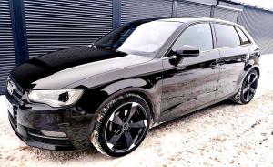 Black Audi A3 2015 in Taurage, with an engine capacity of 1.97 L and mileage of 270 thousand km for 8950 €, photo 2 on AUTOMOTO.COM.LV