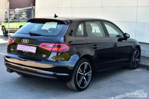 Black Audi A3 2015 in Kretinga, with an engine capacity of 2.00 L and mileage of 276 thousand km for 10499 €, photo 10 on AUTOMOTO.COM.LV