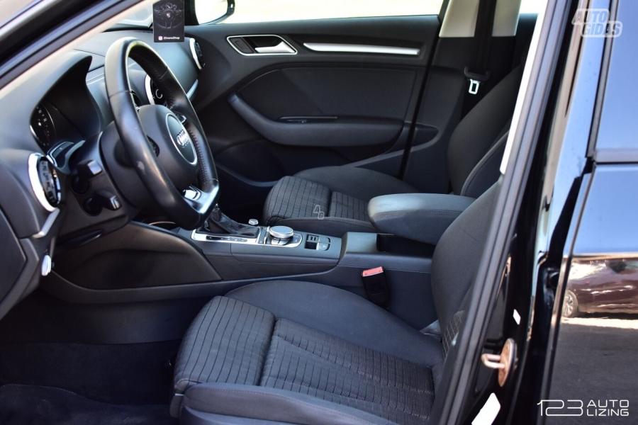 Black Audi A3 2015 in Kretinga, with an engine capacity of 2.00 L and mileage of 276 thousand km for 10499 €, photo 13 on AUTOMOTO.COM.LV