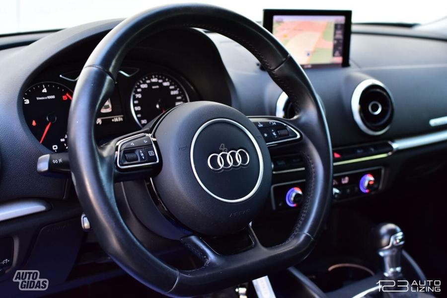 Black Audi A3 2015 in Kretinga, with an engine capacity of 2.00 L and mileage of 276 thousand km for 10499 €, photo 22 on AUTOMOTO.COM.LV
