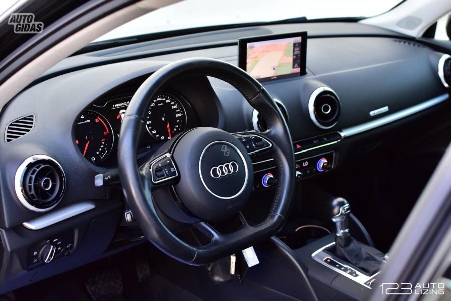 Black Audi A3 2015 in Kretinga, with an engine capacity of 2.00 L and mileage of 276 thousand km for 10499 €, photo 23 on AUTOMOTO.COM.LV