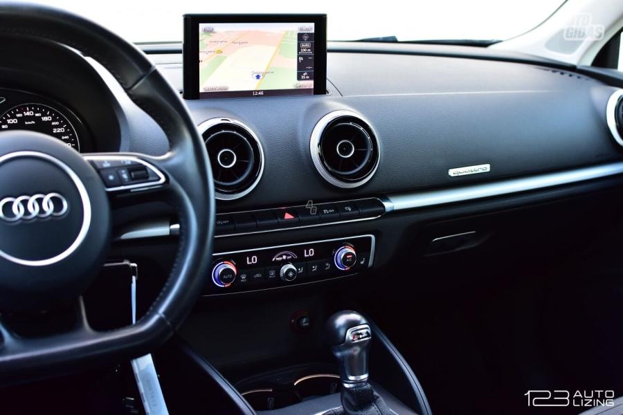 Black Audi A3 2015 in Kretinga, with an engine capacity of 2.00 L and mileage of 276 thousand km for 10499 €, photo 25 on AUTOMOTO.COM.LV