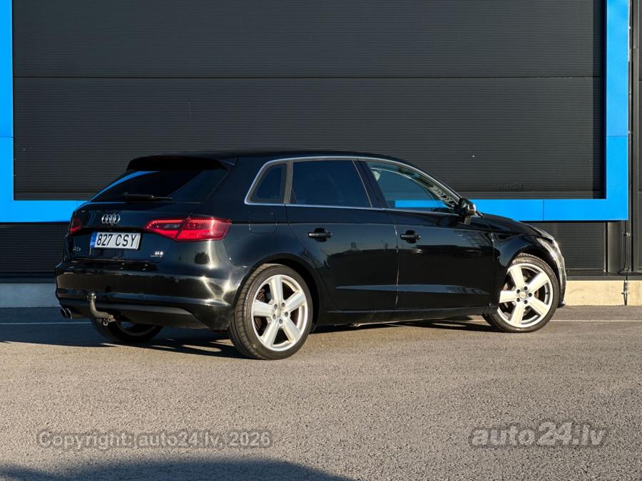 Black Audi A3 2015 in Tallinn, with an engine capacity of 2.00 L and mileage of 235 thousand km for 9999 €, photo 6 on AUTOMOTO.COM.LV