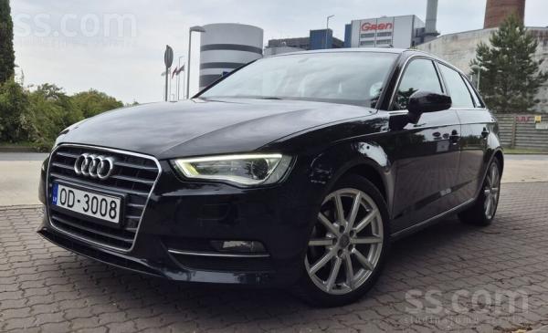 Melns Audi A3 2015 Jelgava, ar dzinēja tilpumu 1.40 L un nobraukumu 210 tūkst. km par 9850 €, foto 1 vietnē AUTOMOTO.COM.LV