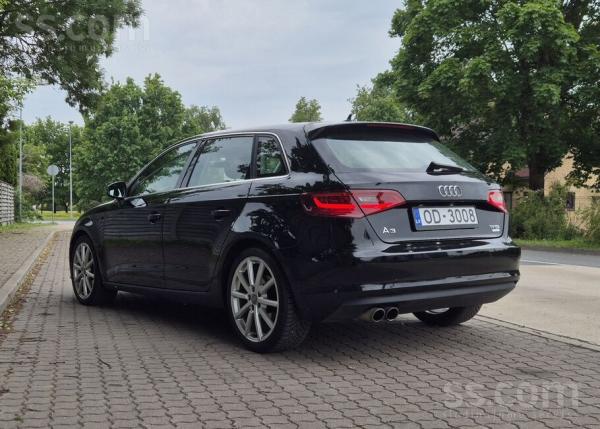 Melns Audi A3 2015 Jelgava, ar dzinēja tilpumu 1.40 L un nobraukumu 210 tūkst. km par 9850 €, foto 2 vietnē AUTOMOTO.COM.LV