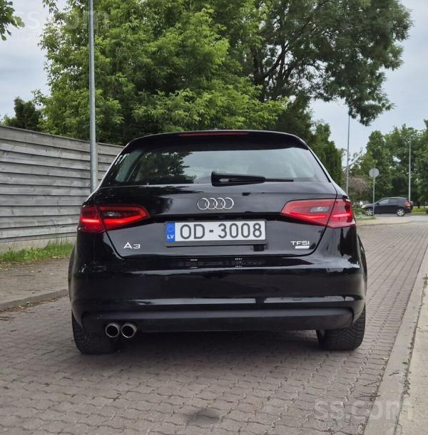Melns Audi A3 2015 Jelgava, ar dzinēja tilpumu 1.40 L un nobraukumu 210 tūkst. km par 9850 €, foto 3 vietnē AUTOMOTO.COM.LV