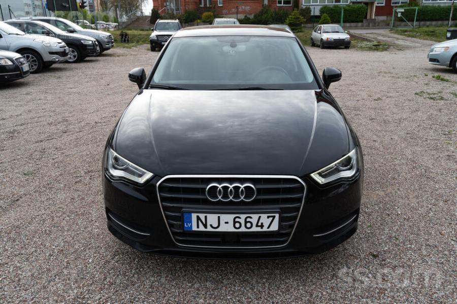 Black Audi A3 2015 in Liepaja, with an engine capacity of 1.60 L and mileage of 231 thousand km for 8700 €, photo 11 on AUTOMOTO.COM.LV