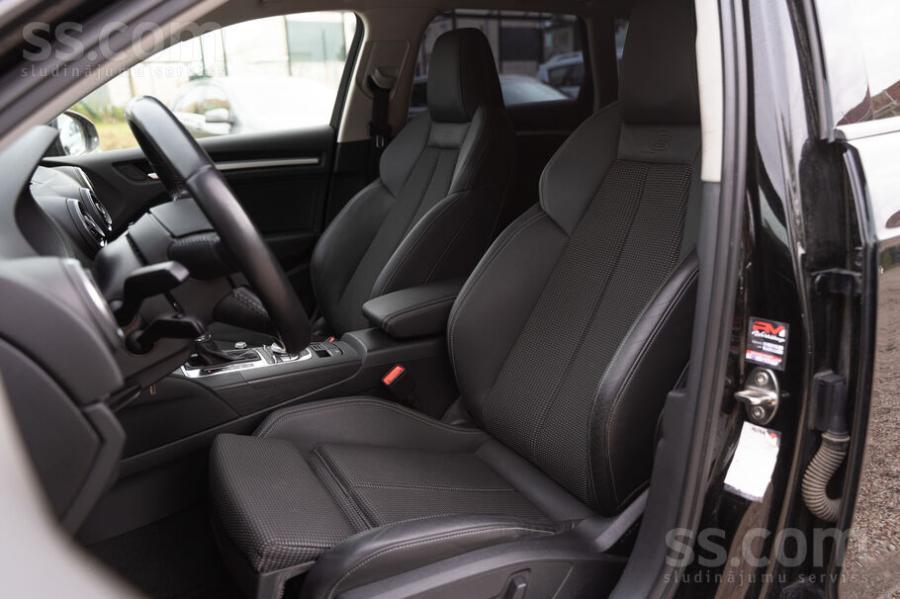 Black Audi A3 2015 in Liepaja, with an engine capacity of 1.60 L and mileage of 231 thousand km for 8700 €, photo 15 on AUTOMOTO.COM.LV