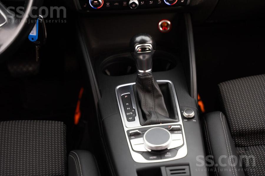 Black Audi A3 2015 in Liepaja, with an engine capacity of 1.60 L and mileage of 231 thousand km for 8700 €, photo 22 on AUTOMOTO.COM.LV