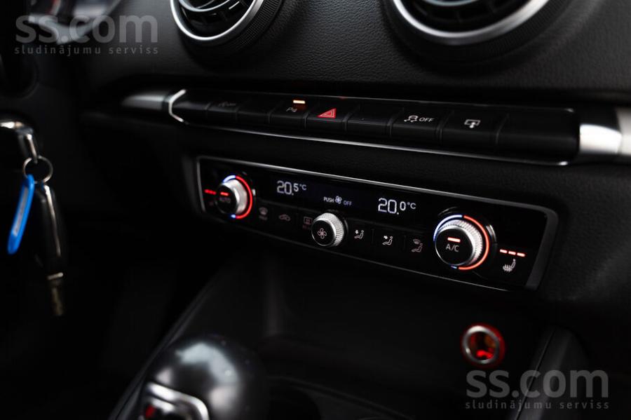 Black Audi A3 2015 in Liepaja, with an engine capacity of 1.60 L and mileage of 231 thousand km for 8700 €, photo 26 on AUTOMOTO.COM.LV