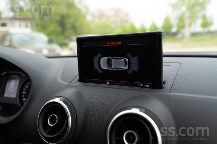 Black Audi A3 2015 in Liepaja, with an engine capacity of 1.60 L and mileage of 231 thousand km for 8700 €, photo 27 on AUTOMOTO.COM.LV