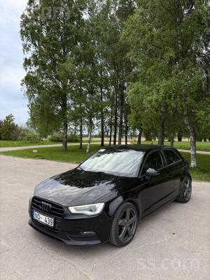 Melns Audi A3 2015 Rīga, ar dzinēja tilpumu 2.00 L un nobraukumu 316 tūkst. km par 8650 €, foto  vietnē AUTOMOTO.COM.LV