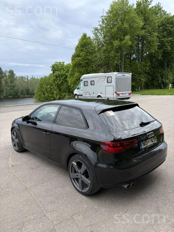 Melns Audi A3 2015 Rīga, ar dzinēja tilpumu 2.00 L un nobraukumu 316 tūkst. km par 8650 €, foto 4 vietnē AUTOMOTO.COM.LV