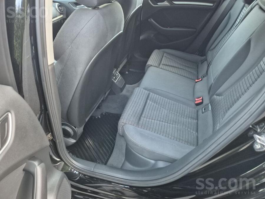 Black Audi A3 2015 in Riga, with an engine capacity of 2.00 L and mileage of 270 thousand km for 9800 €, photo 4 on AUTOMOTO.COM.LV