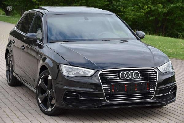 Black Audi A3 2015 in Vilnius, with an engine capacity of 1.40 L and mileage of 178 thousand km for 9500 €, photo 1 on AUTOMOTO.COM.LV