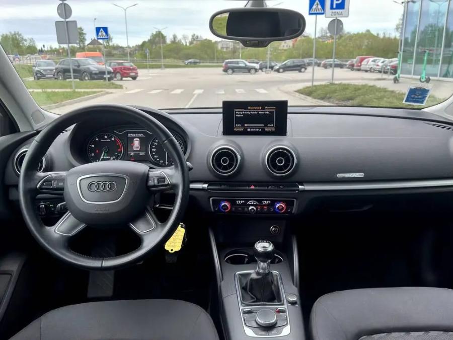 Black Audi A3 2015 in Rezekne, with an engine capacity of 1.40 L and mileage of 225 thousand km for 8500 €, photo 12 on AUTOMOTO.COM.LV