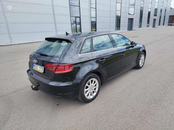 Black Audi A3 2015 in Kaunas, with an engine capacity of 1.40 L and mileage of 241 thousand km for 5900 €, photo 3 on AUTOMOTO.COM.LV