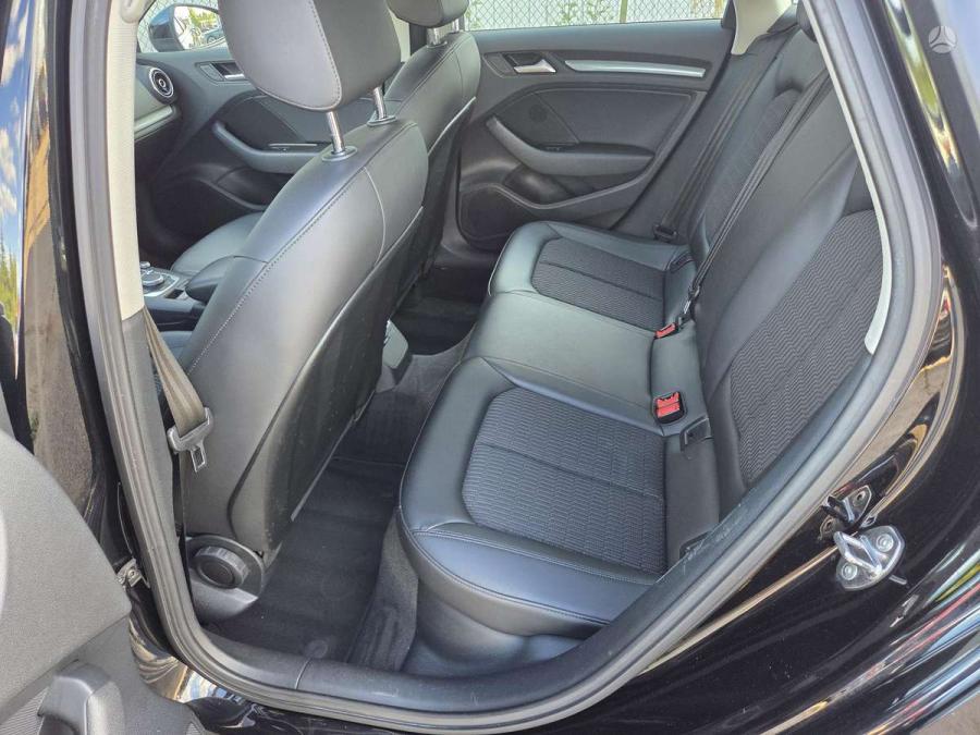 Black Audi A3 2015 in Utena, with an engine capacity of 1.60 L and mileage of 282 thousand km for 7800 €, photo 16 on AUTOMOTO.COM.LV