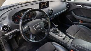 Black Audi A3 2015 in Riga, with an engine capacity of 1.40 L and mileage of 251 thousand km for 9490 €, photo 11 on AUTOMOTO.COM.LV