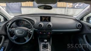 Black Audi A3 2015 in Riga, with an engine capacity of 1.40 L and mileage of 251 thousand km for 9490 €, photo 13 on AUTOMOTO.COM.LV