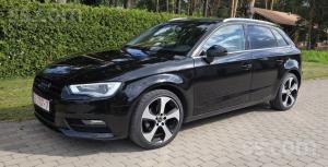 Black Audi A3 2015 in Riga, with an engine capacity of 1.60 L and mileage of 215 thousand km for 10350 €, photo 3 on AUTOMOTO.COM.LV