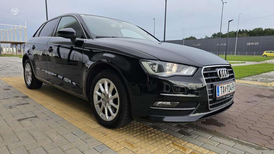 Black Audi A3 2015 in Kaunas, with an engine capacity of 1.20 L and mileage of 201 thousand km for 6450 €, photo 10 on AUTOMOTO.COM.LV