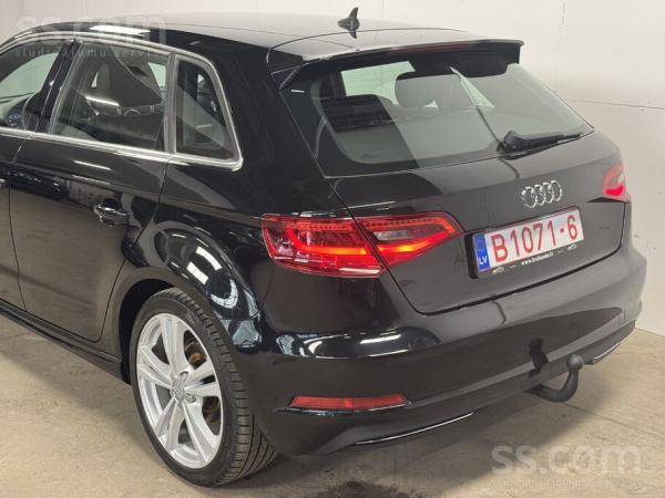 Black Audi A3 2015 in Jurmala, with an engine capacity of 1.40 L and mileage of 254 thousand km for 10750 €, photo 8 on AUTOMOTO.COM.LV