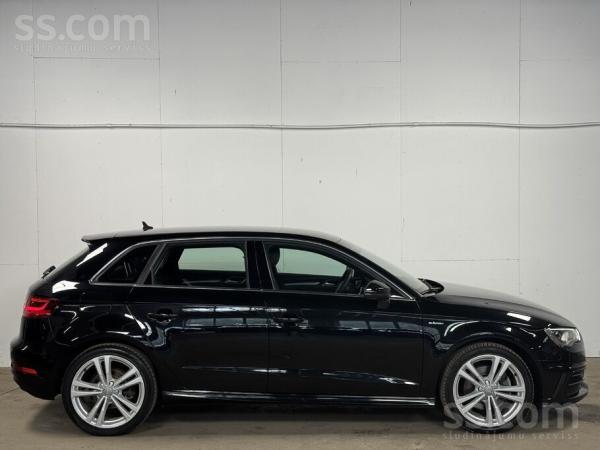 Black Audi A3 2015 in Jurmala, with an engine capacity of 1.40 L and mileage of 254 thousand km for 10750 €, photo 9 on AUTOMOTO.COM.LV