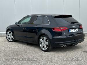 Black Audi A3 2015 in Tartu, with an engine capacity of 2.00 L and mileage of 239 thousand km for 9299 €, photo 4 on AUTOMOTO.COM.LV