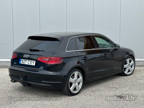 Black Audi A3 2015 in Tartu, with an engine capacity of 2.00 L and mileage of 239 thousand km for 9299 €, photo 5 on AUTOMOTO.COM.LV