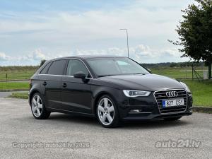 Black Audi A3 2015 in Tartu, with an engine capacity of 2.00 L and mileage of 239 thousand km for 9299 €, photo 6 on AUTOMOTO.COM.LV