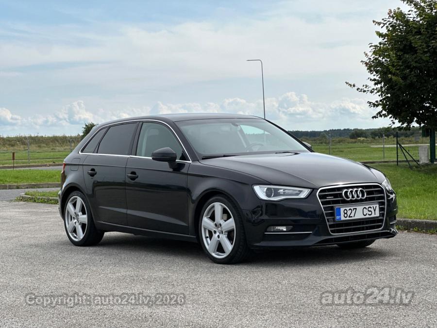 Black Audi A3 2015 in Tartu, with an engine capacity of 2.00 L and mileage of 239 thousand km for 9299 €, photo 6 on AUTOMOTO.COM.LV