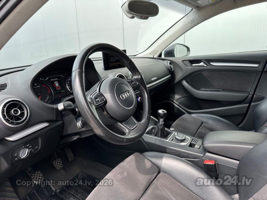 Black Audi A3 2015 in Tartu, with an engine capacity of 2.00 L and mileage of 239 thousand km for 9299 €, photo 7 on AUTOMOTO.COM.LV