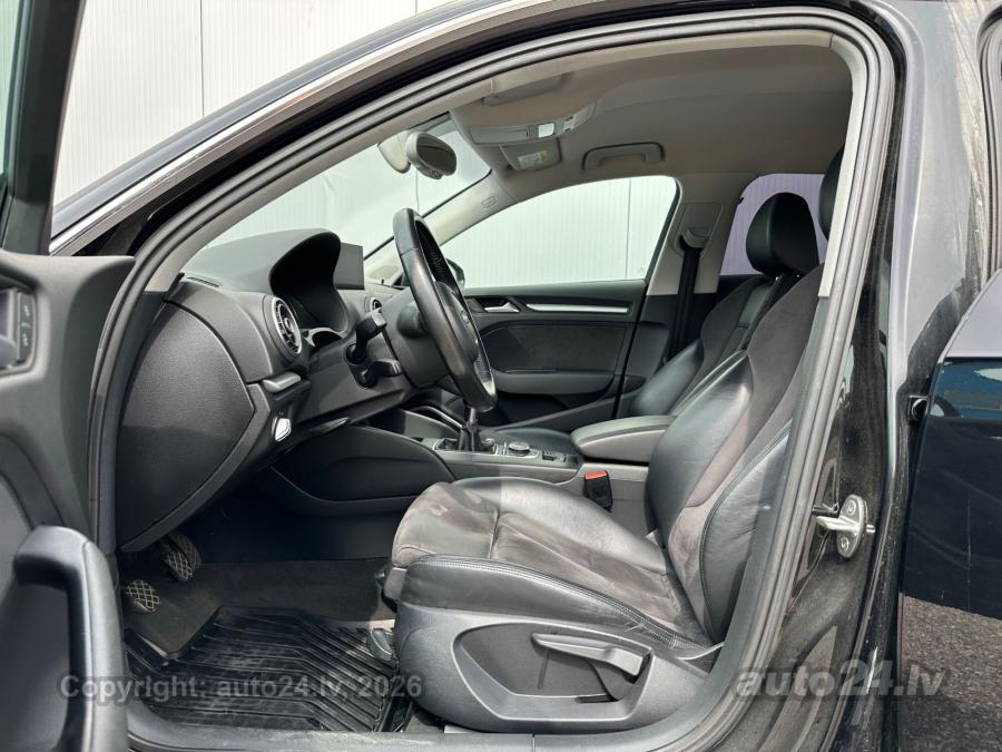 Black Audi A3 2015 in Tartu, with an engine capacity of 2.00 L and mileage of 239 thousand km for 9299 €, photo 8 on AUTOMOTO.COM.LV