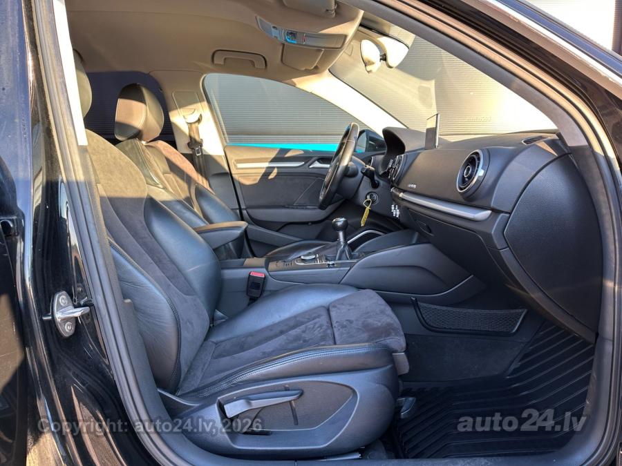 Black Audi A3 2015 in Tartu, with an engine capacity of 2.00 L and mileage of 239 thousand km for 9299 €, photo 11 on AUTOMOTO.COM.LV