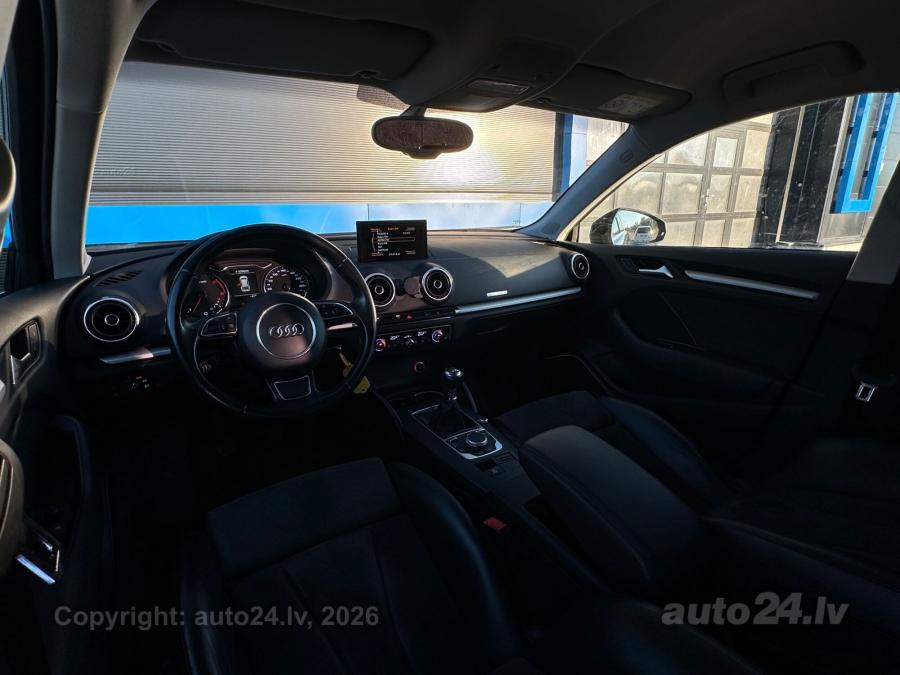 Black Audi A3 2015 in Tartu, with an engine capacity of 2.00 L and mileage of 239 thousand km for 9299 €, photo 15 on AUTOMOTO.COM.LV