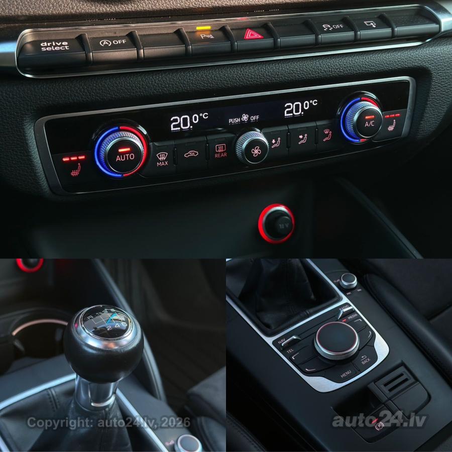 Black Audi A3 2015 in Tartu, with an engine capacity of 2.00 L and mileage of 239 thousand km for 9299 €, photo 17 on AUTOMOTO.COM.LV
