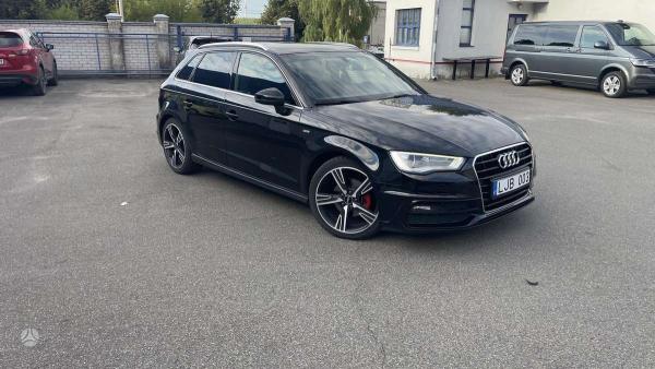 Melns Audi A3 2015 Viļņa, ar dzinēja tilpumu 1.60 L un nobraukumu 154 tūkst. km par 14500 €, foto 1 vietnē AUTOMOTO.COM.LV