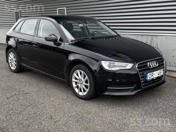 Black Audi A3 2015 in Riga, with an engine capacity of 1.60 L and mileage of 243 thousand km for 9500 €, photo 8 on AUTOMOTO.COM.LV