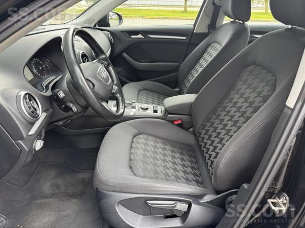 Black Audi A3 2015 in Riga, with an engine capacity of 1.60 L and mileage of 243 thousand km for 9500 €, photo 10 on AUTOMOTO.COM.LV