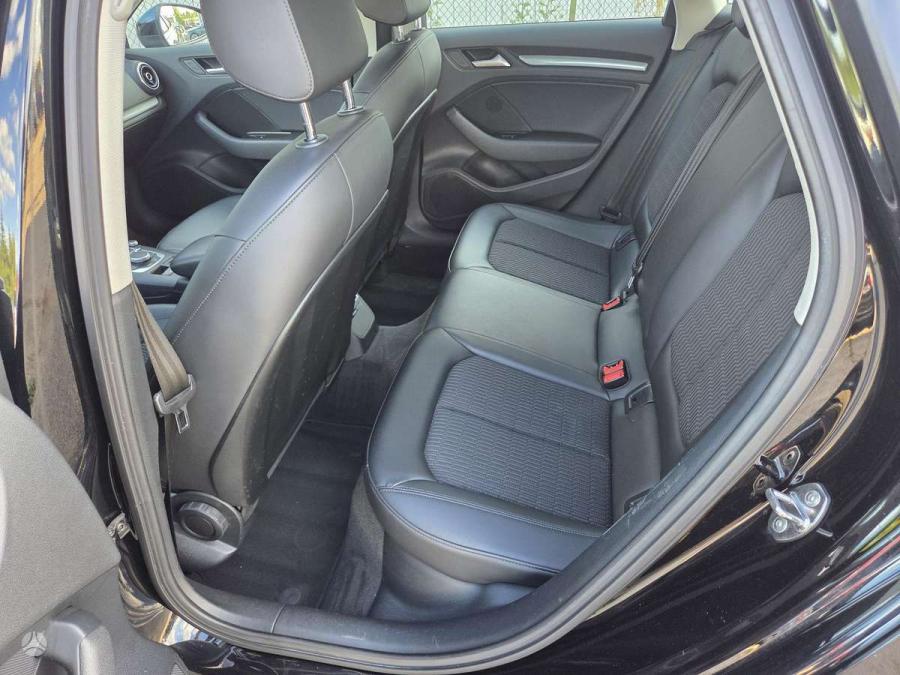 Black Audi A3 2015 in Utena, with an engine capacity of 1.60 L and mileage of 282 thousand km for 6700 €, photo 16 on AUTOMOTO.COM.LV