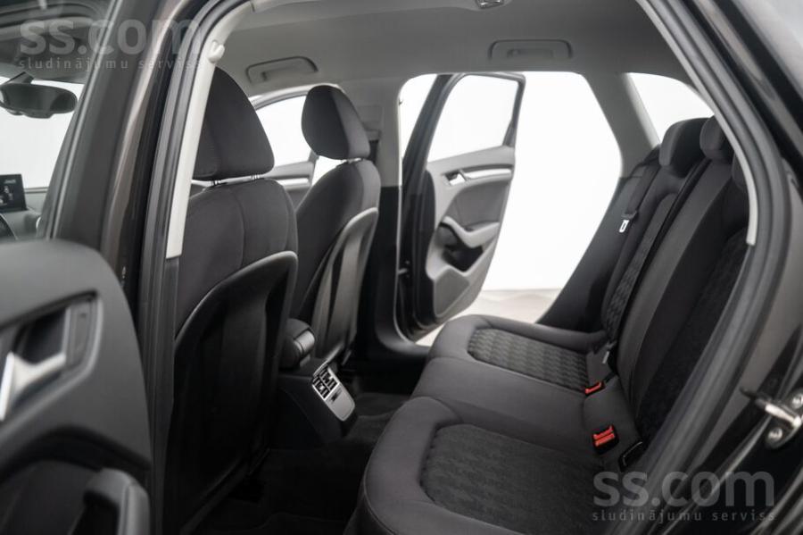 Black Audi A3 2015 in Tallinn, with an engine capacity of 1.40 L and mileage of 202 thousand km for 9998 €, photo 11 on AUTOMOTO.COM.LV