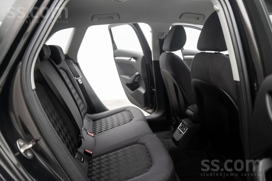 Black Audi A3 2015 in Tallinn, with an engine capacity of 1.40 L and mileage of 202 thousand km for 9998 €, photo 12 on AUTOMOTO.COM.LV