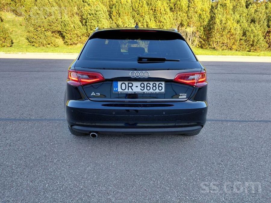 Melns Audi A3 2015 Talsi, ar dzinēja tilpumu 1.60 L un nobraukumu 253 tūkst. km par 8500 €, foto 6 vietnē AUTOMOTO.COM.LV