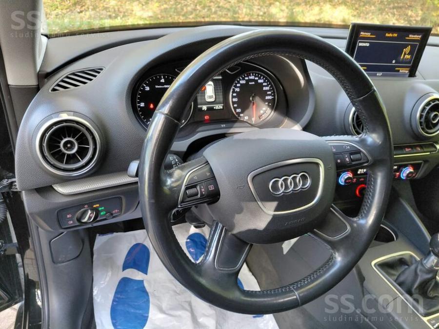 Melns Audi A3 2015 Talsi, ar dzinēja tilpumu 1.60 L un nobraukumu 253 tūkst. km par 8500 €, foto 12 vietnē AUTOMOTO.COM.LV